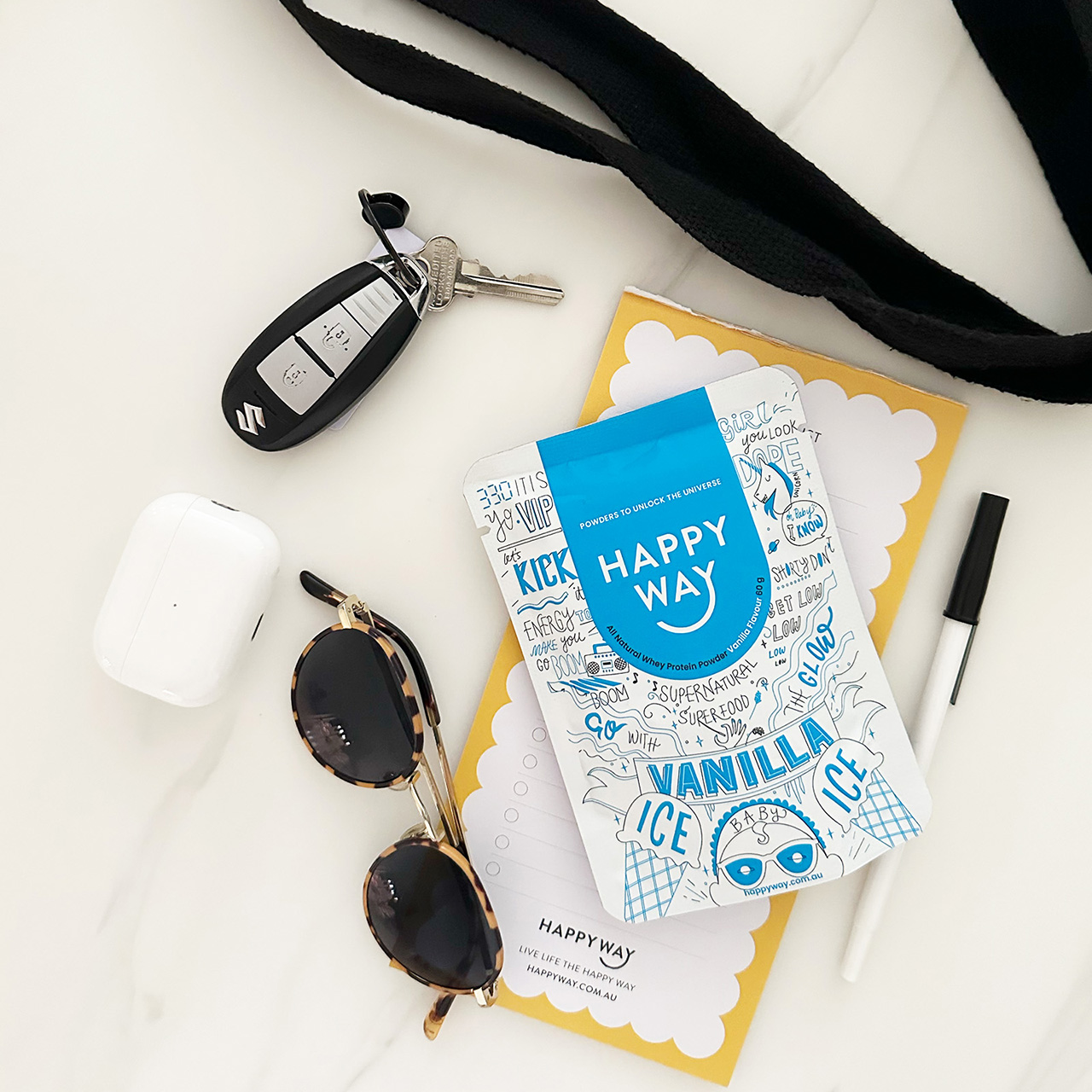 Whey Protein Powder Sachet - Vanilla 60g