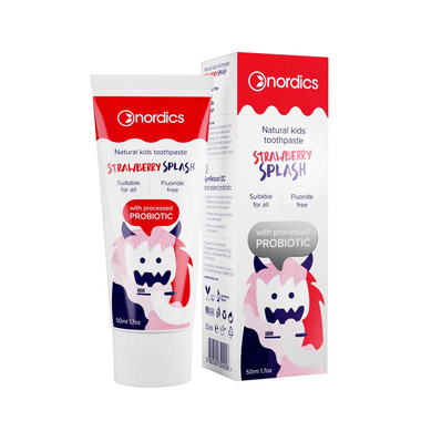 Kid's Toothpaste, Strawberry Splash Probiotic