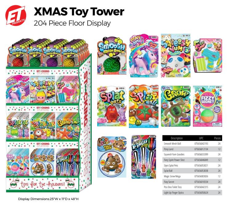 XMAS Toy Tower 204ct