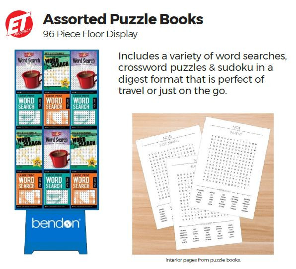 Assorted Puzzle Books 96pc