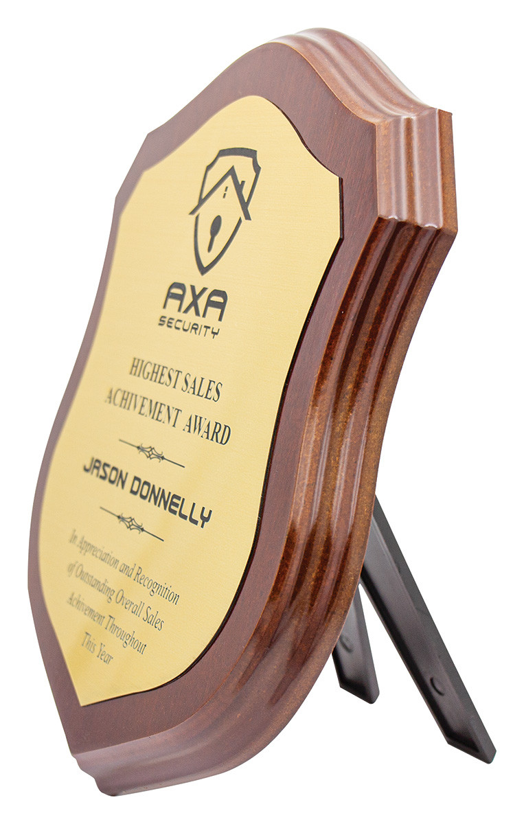 Engraved Shield Award 210mm - Trophy Innovations