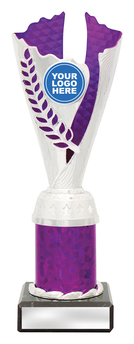 Spirit Cup Silver / Purple - Trophy Innovations