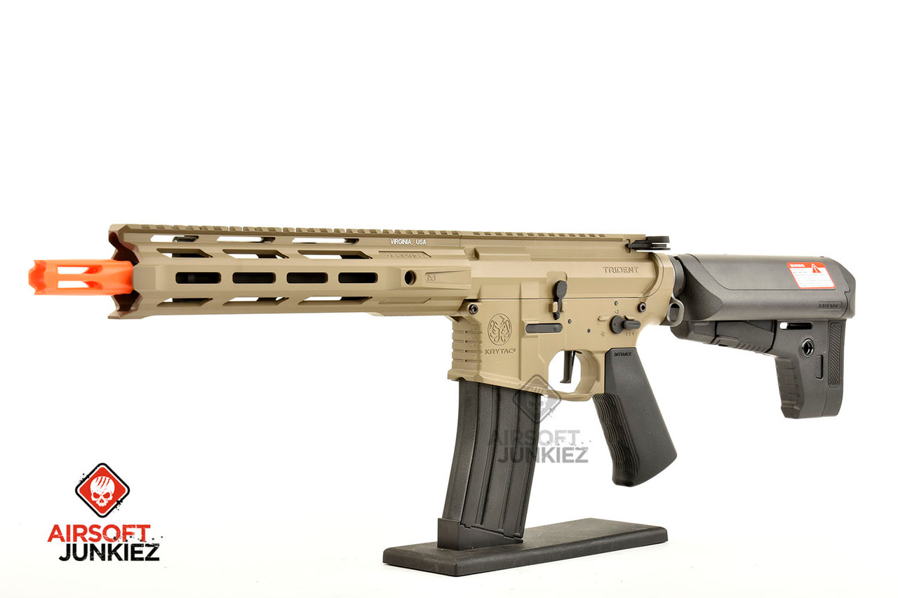 Krytac Full Metal Trident MKII-M CRB Airsoft AEG Rifle | Color: FDE ...
