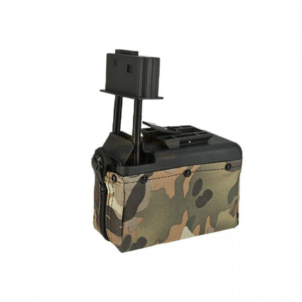 A&K 1500 Round M249 Box Magazine - Camo - AirsoftJunkiez.com