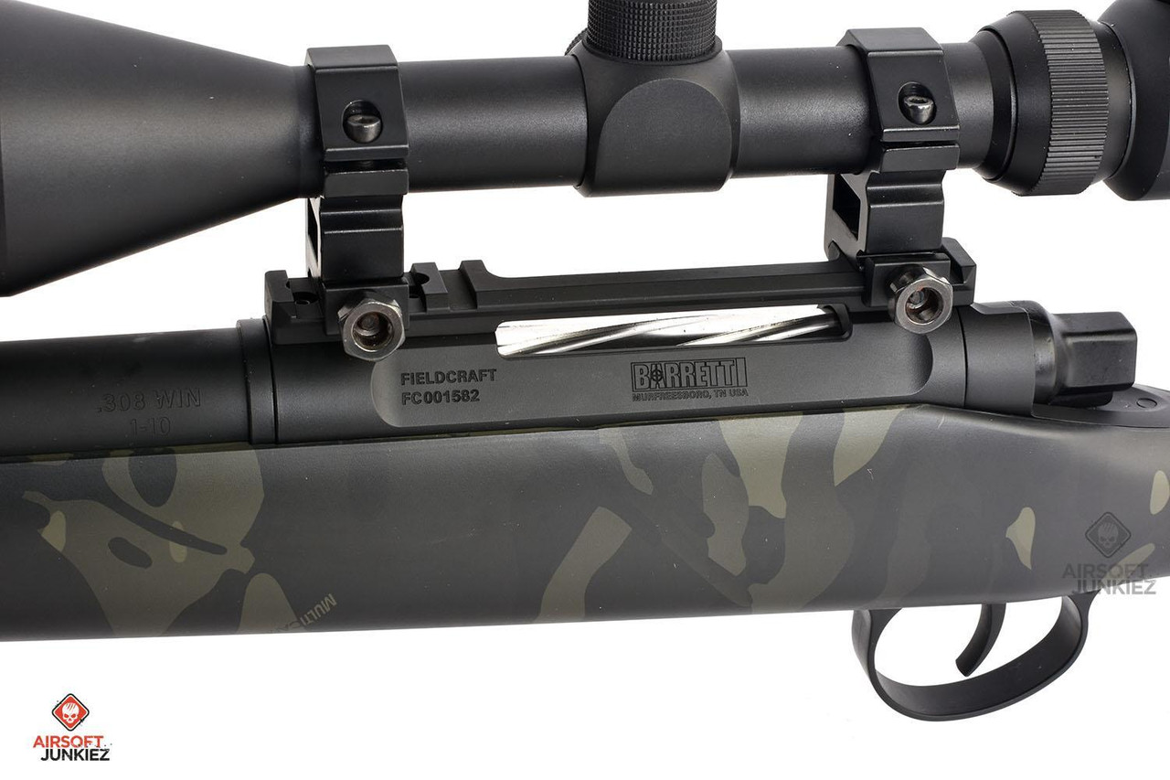 EMG Barrett Fieldcraft Airsoft Precision Bolt-Action Sniper Rifle with ...