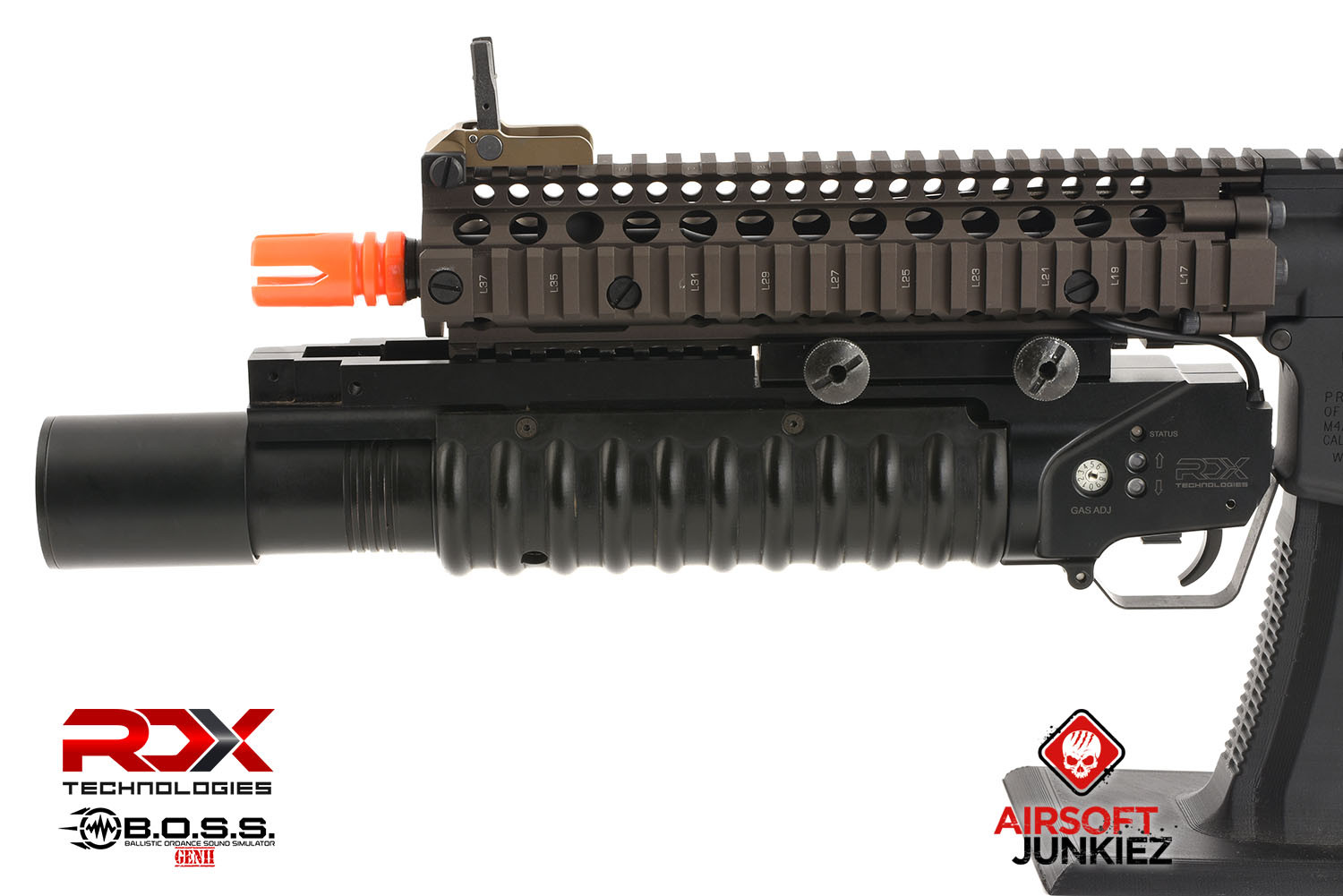 RDX B.O.S.S XM203 GRENADE LAUNCHER - AirsoftJunkiez.com