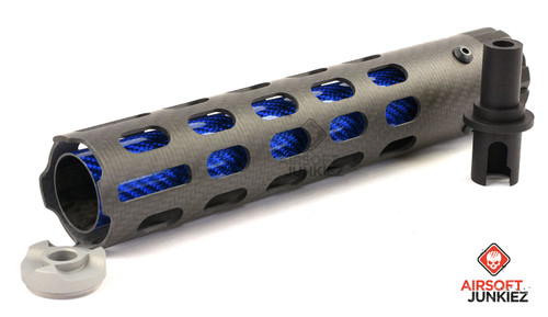 MAC Speed Cannon II EVO 9" (Fits Brighter C) - Blue - AirsoftJunkiez.com