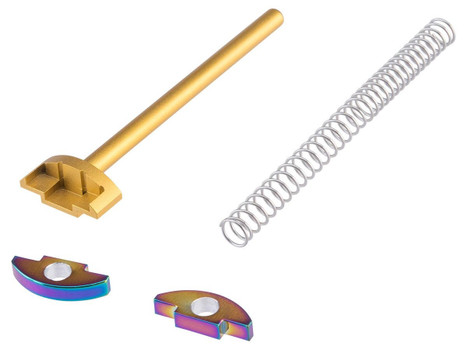 CowCow Technology CNC Aluminum Guide Rod Set for Action Army AAP-01 Gas ...