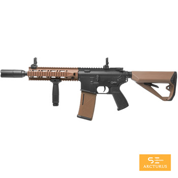 Arcturus Lightweight MK-II CQB M4 Airsoft AEG Rifle (Color: Black-Tan / Gun Only ...