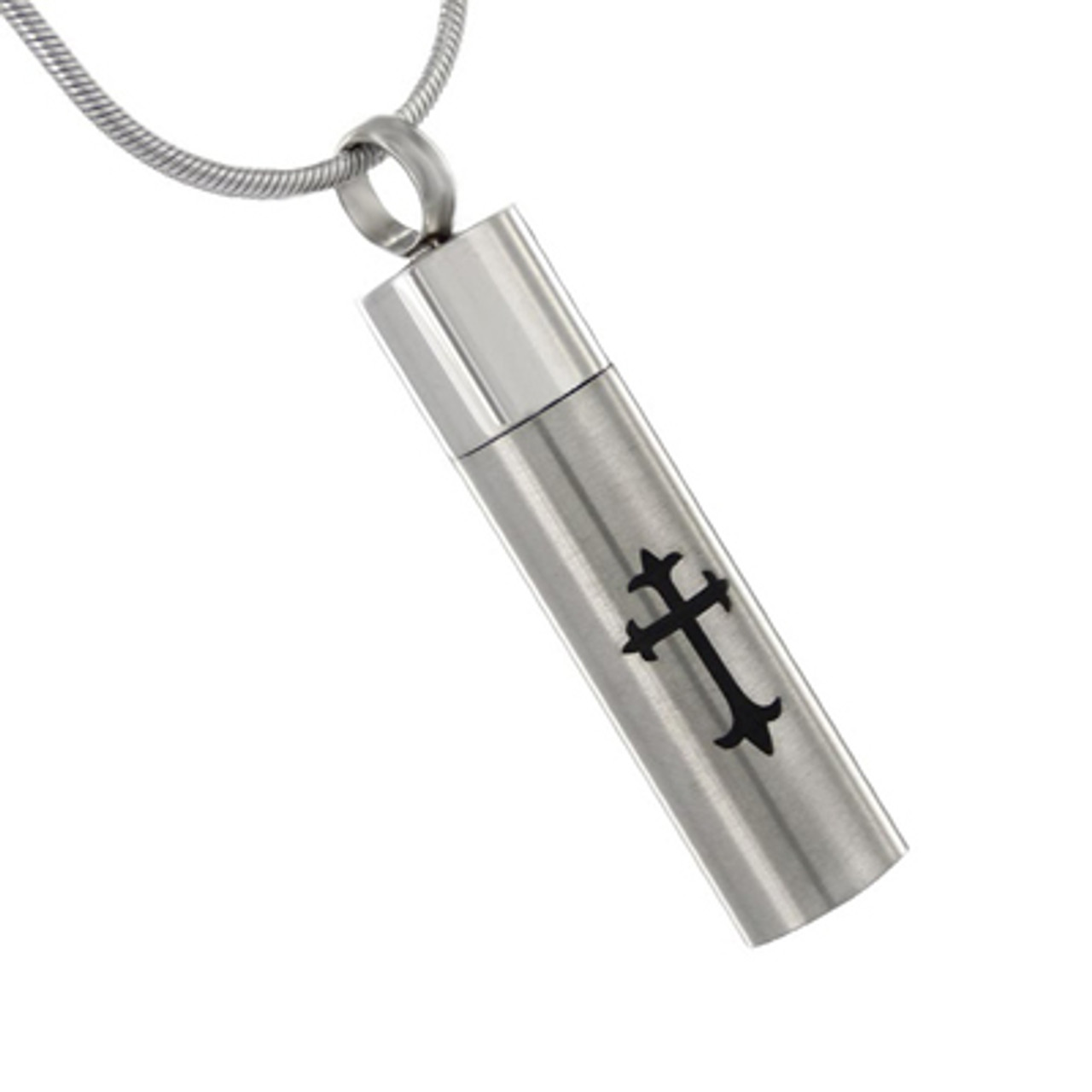 Cremation Cross Necklace | Cross Cremation Jewelry