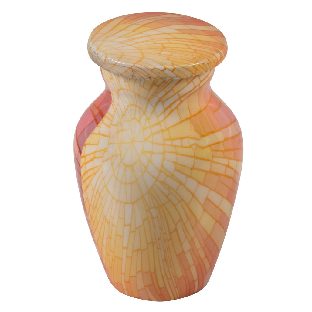 Sunburst Keepsake Urn for Ashes