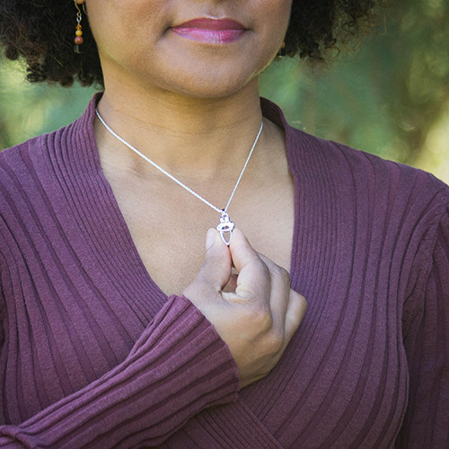 Companion Pendant and Necklace for Ashes in Sterling Silver ...