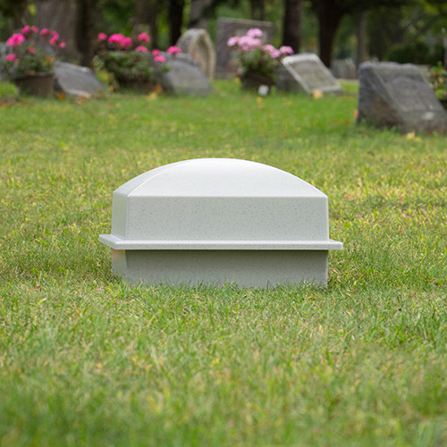 Crowne Single Urn Vault in Gray