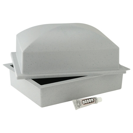 Crowne Single Urn Vault in Gray