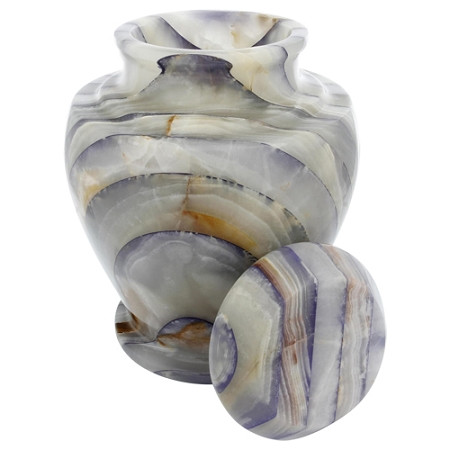 Medley Blue Onyx Cremation Urn for Ashes