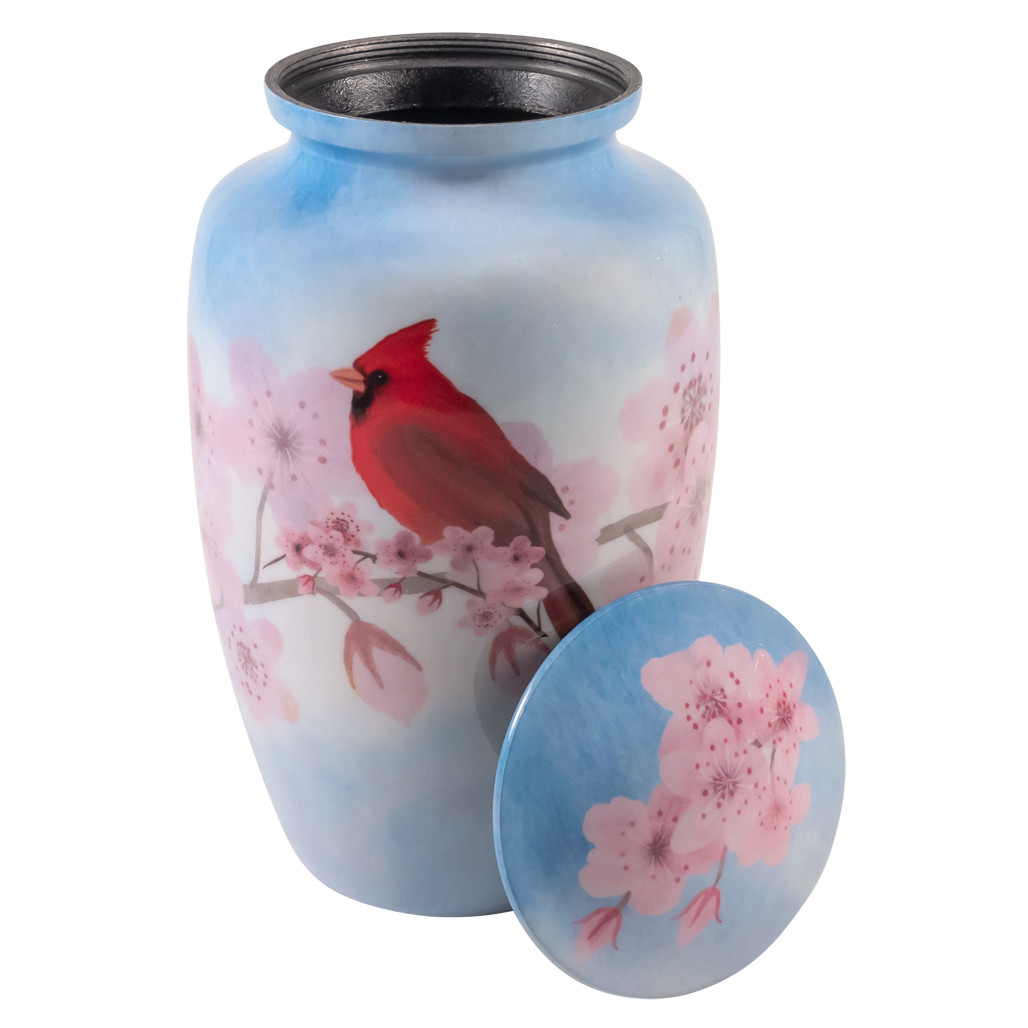 When A Cardinal Appears Cremation Urn | Adult Urn for Ashes