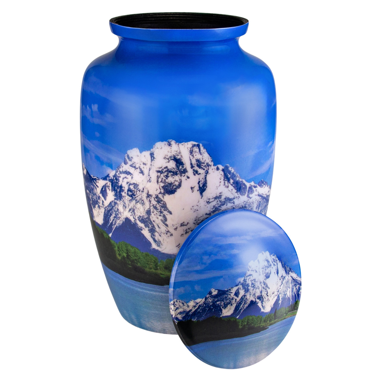 Mountain View Cremation Urn | Adult Urn for Ashes