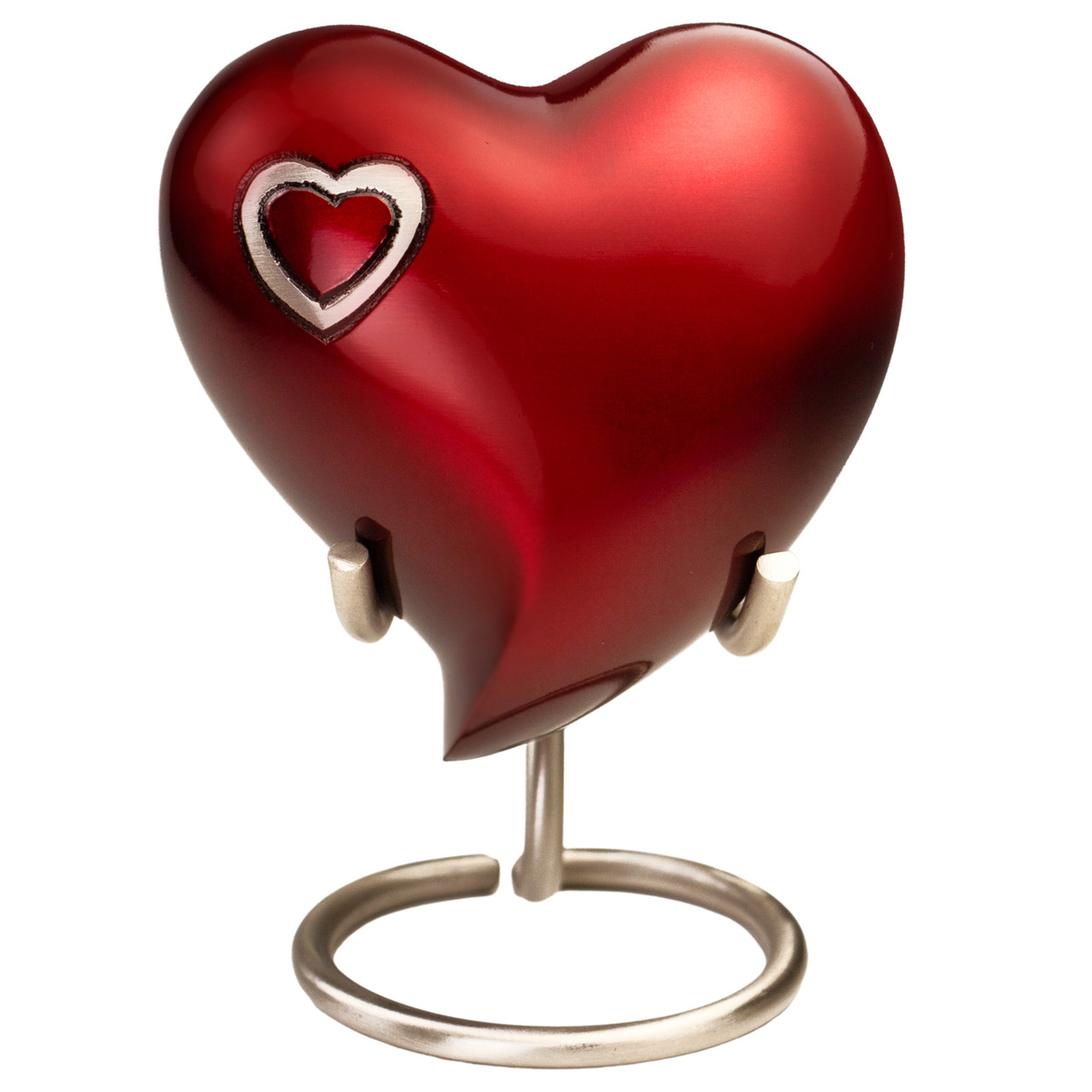 Loving Hearts Heart Keepsake Urn | Mini Urn for Ashes