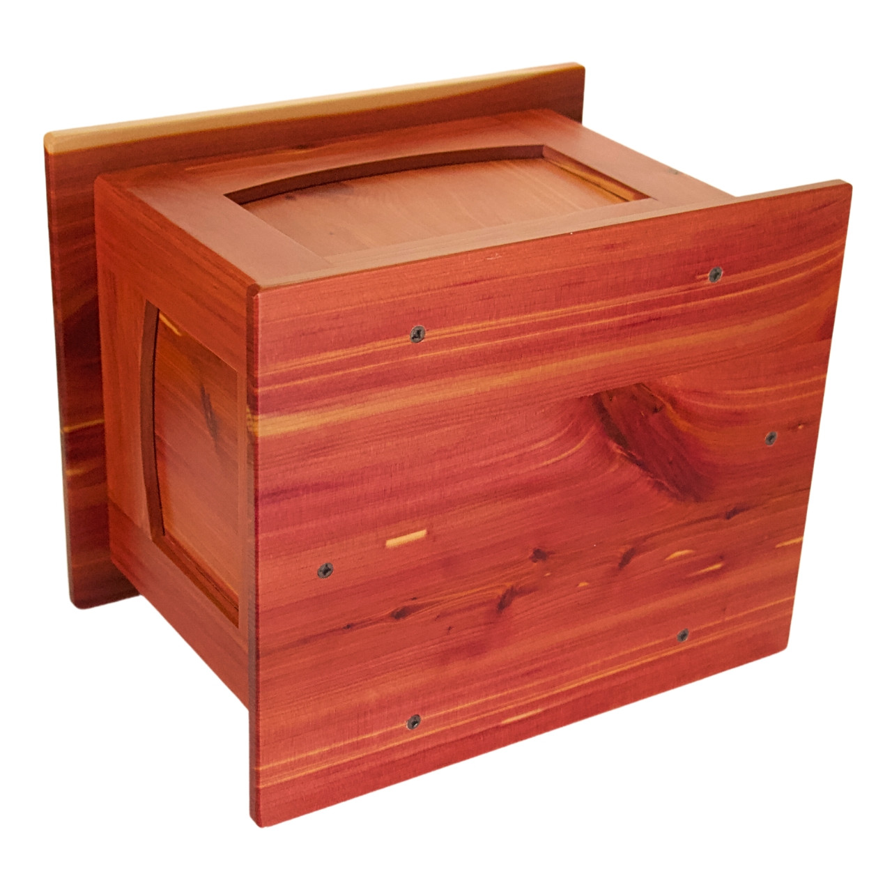 Craftsman Cedar Cremation Urn - Extra Large | Wood Urns for Ashes
