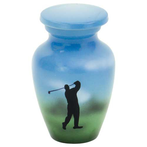 Golf Keepsake Mini Urn for Ashes