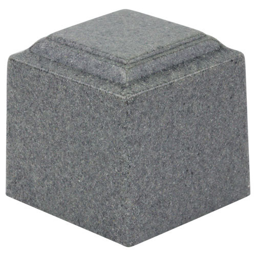 Sable Gray Cultured Marble Book Urn for Ashes