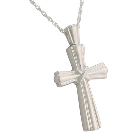 Cremation Cross Necklace | Cross Cremation Jewelry