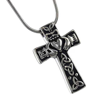 Cremation Cross Necklace | Cross Cremation Jewelry