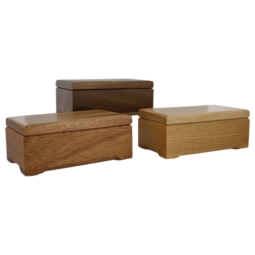 Concord Walnut | Wood Box Keepsake Cremation Urn in Walnut