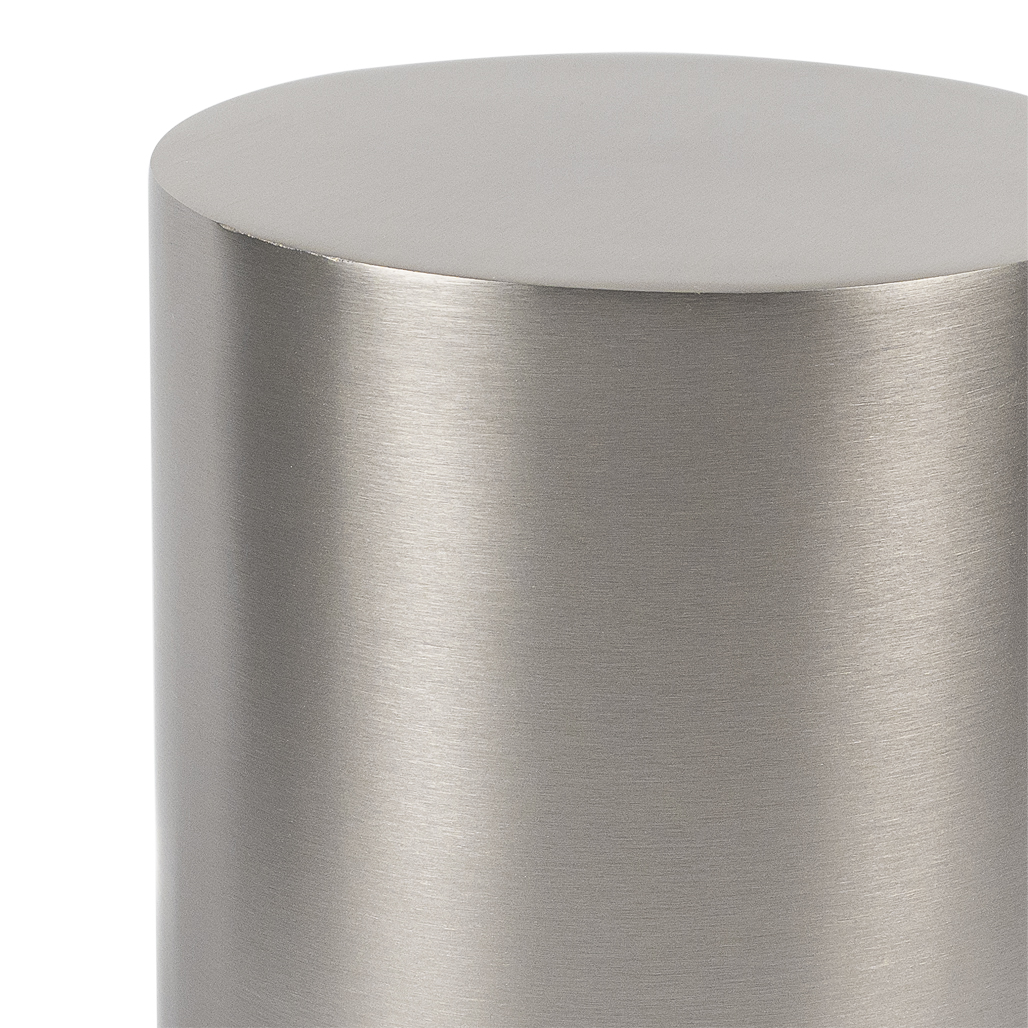 Bronze Cylinder Urn - Silver