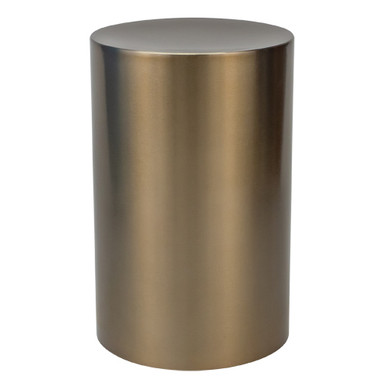 Stainless Steel Gold Cylinder Urn for Ashes