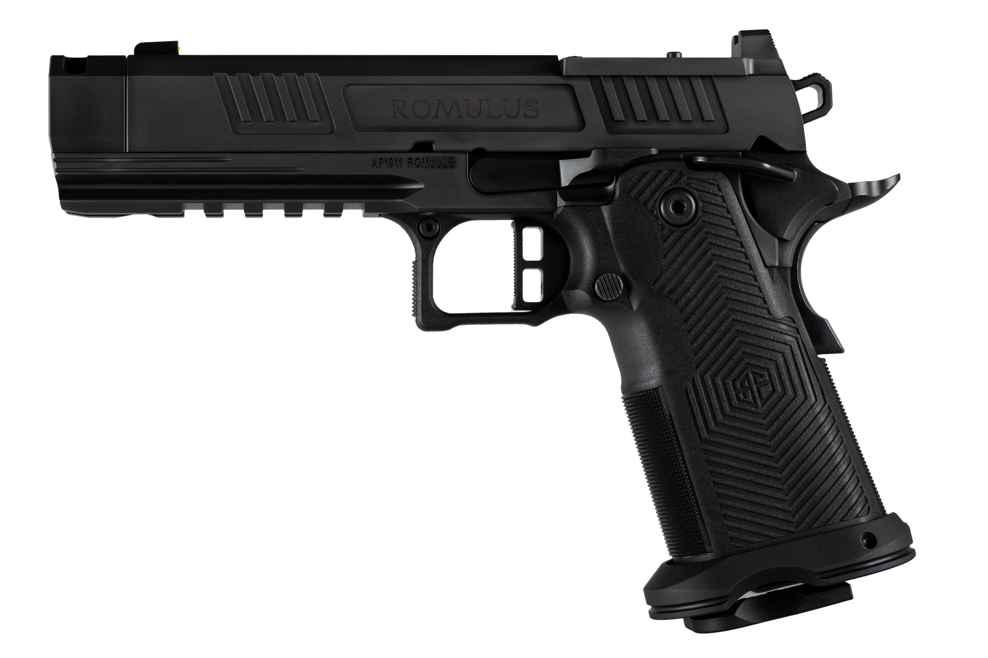 AF1911-ROMULUS 9MM 4.25IN MOS ADAPTER COMP. BULL RAMPED THREAD DLC ...