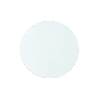 Bodrum Side Table Glass Top, Clear