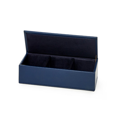 Hunter Pin/ Clip Box, Navy Blue