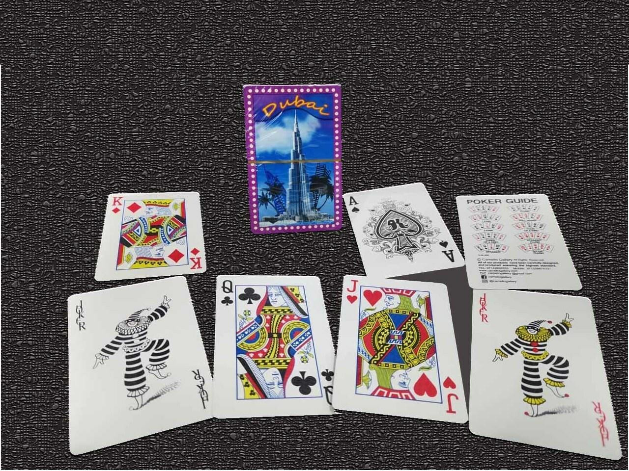 Shop Dubai Souvenir Playing Cards - Gift for Game Lovers