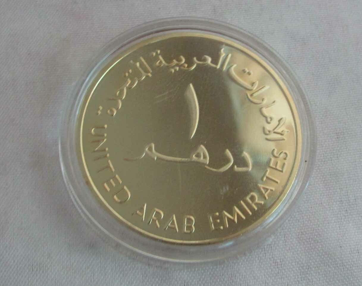 dubai coins Gold Plated Dubai Souvenir Coin , Burj al Arab
