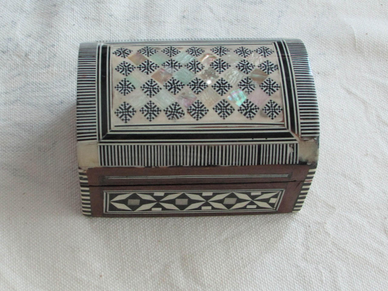 Adorable Handmade Syrian Mosaic Jewelry Box _ Gift Box