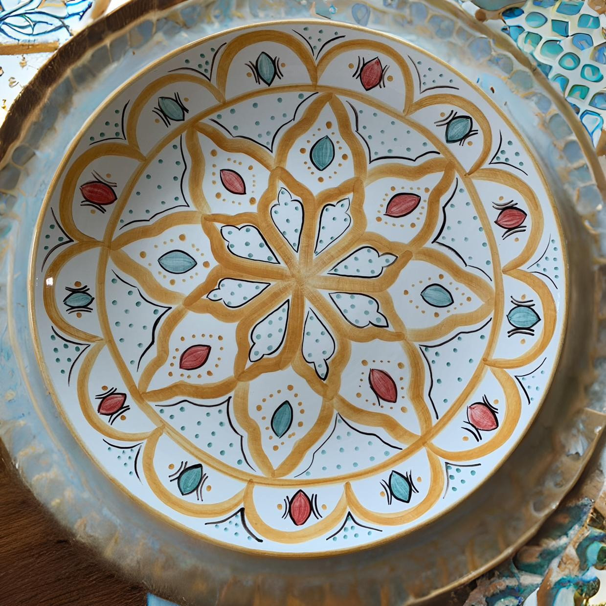 "Authentic Moroccan Ceramic Collection - Handcrafted Pieces"