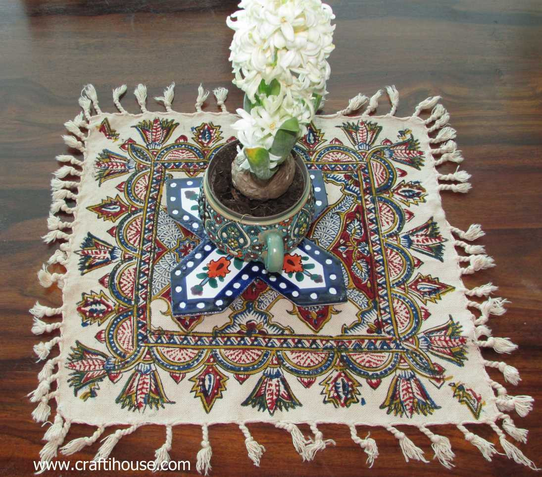 Handmade Tapestry Table Runner Set for Dining Table
