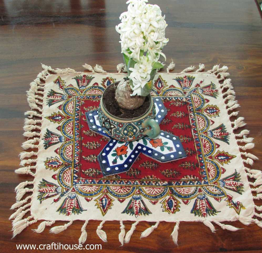 Handmade Tapestry Table Runner Set for Dining Table