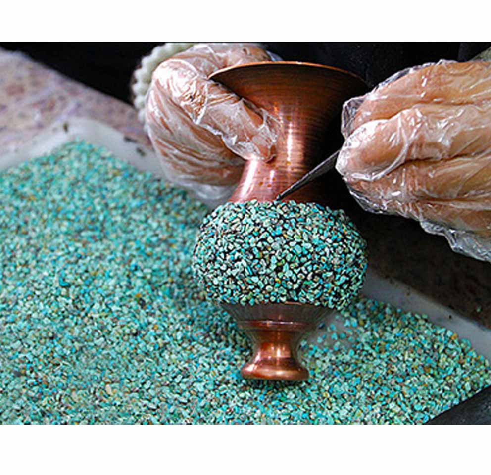 Turquoise Inlaying , turquoise inlaid home decor , gift shop ...