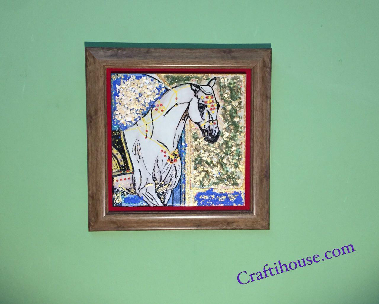 Hand Painted Ceramic Tile - Beautiful Wall Art Gift