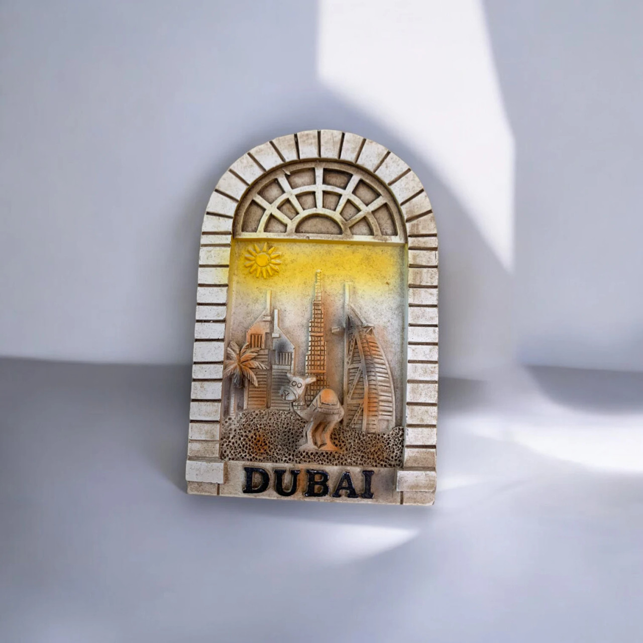Dubai Souvenir Kitchen Magnet - Premium Metal Fridge Magnet