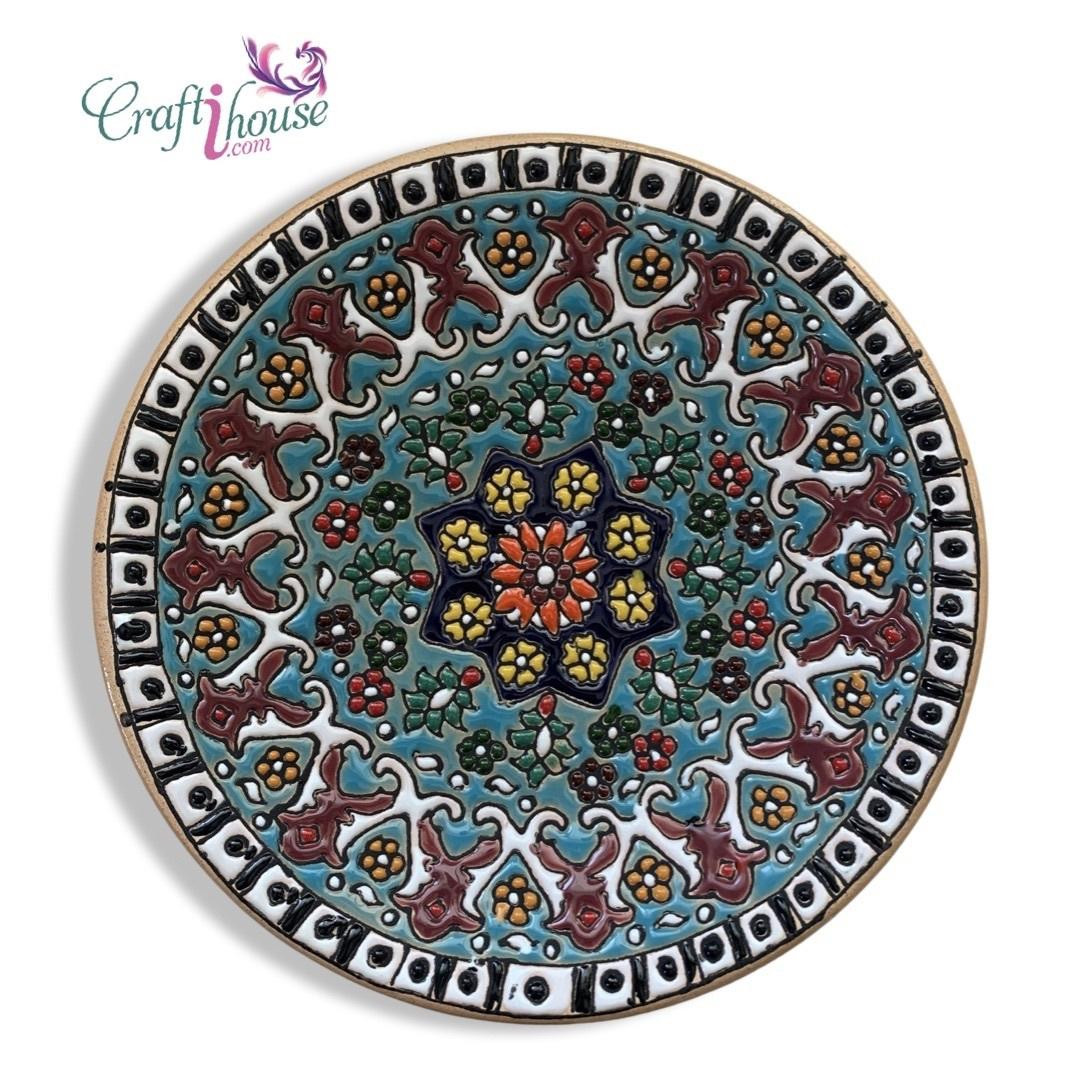 Handcrafted Ceramic Plate - Perfect Gift for Her and Family