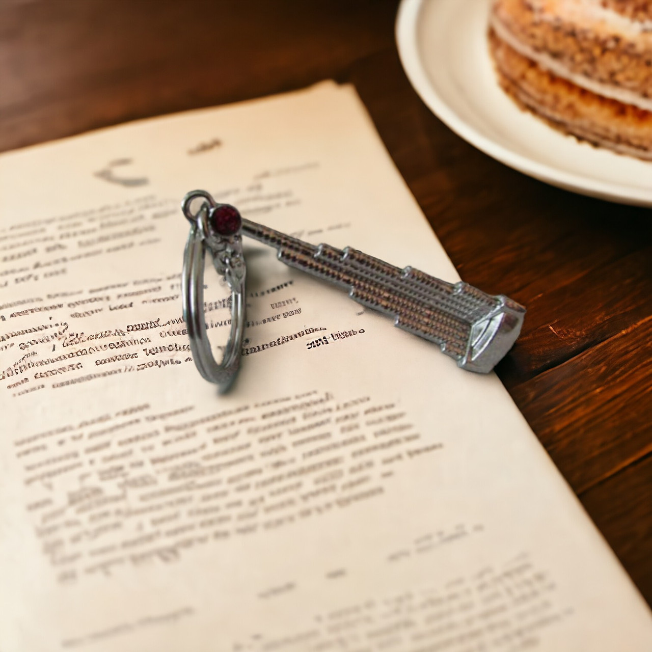 key chain Silver color burj khalifa key chain , lovely gift