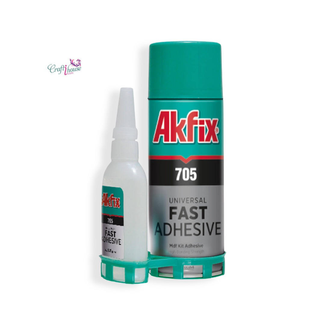 Akfix universal 400ml fast adhesive, clear adhesive