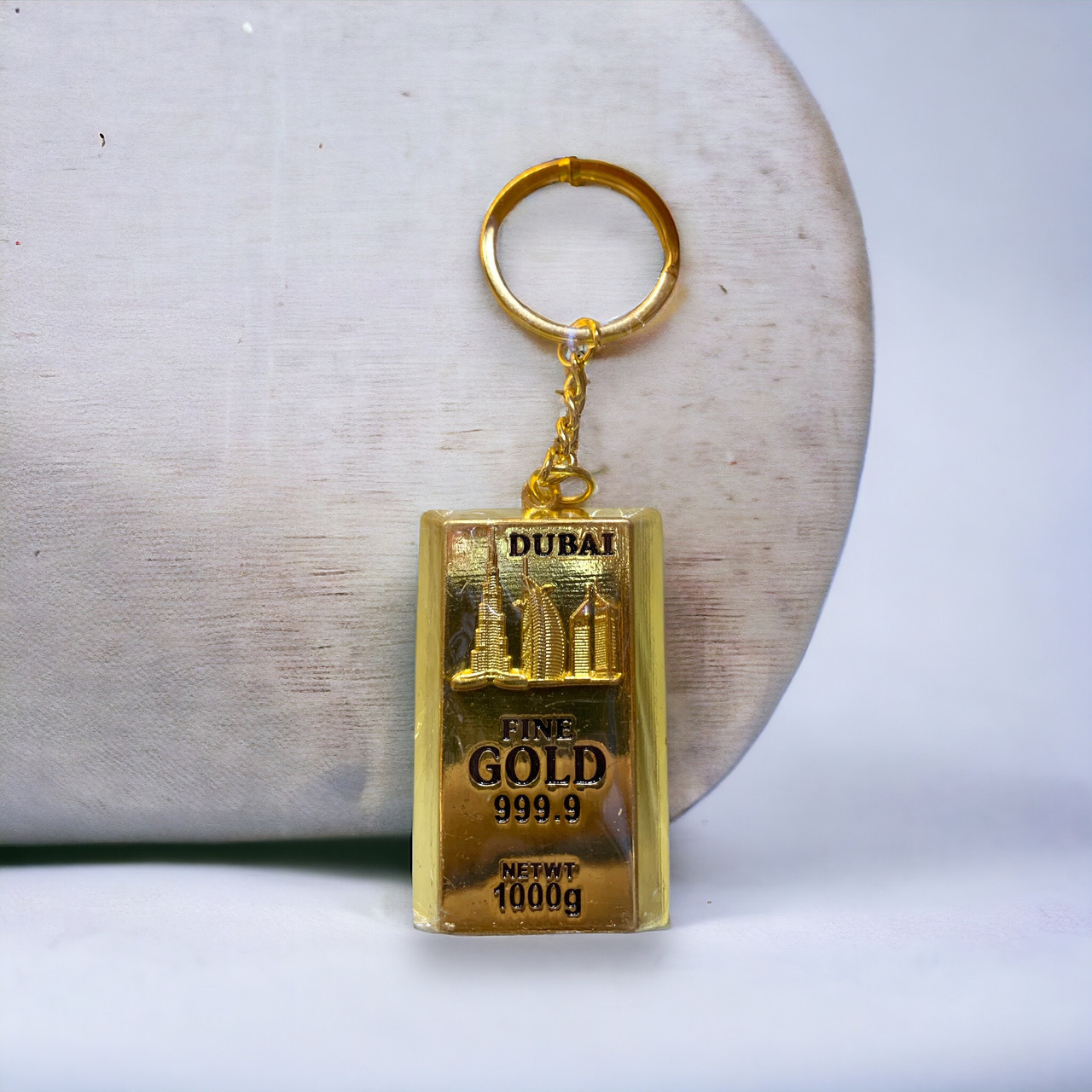 Burj Khalifa Metal Key Chain - Elegant Emirates Tower