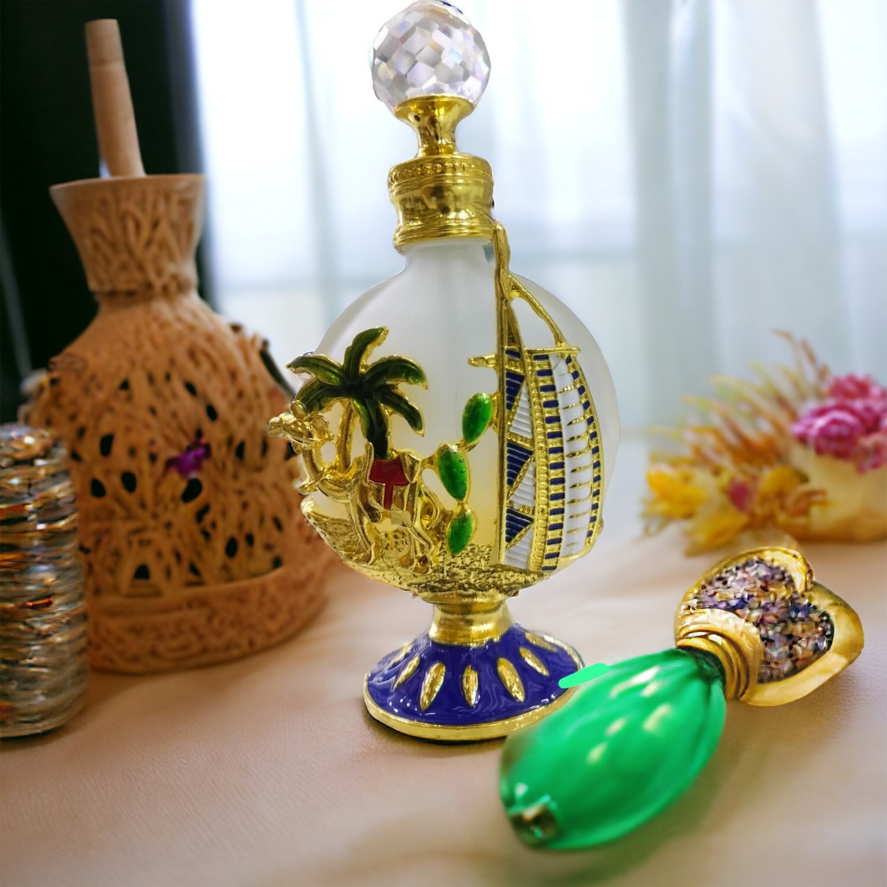 Arabian Perfume Oil in Embossed Burj Al Arab Bottle