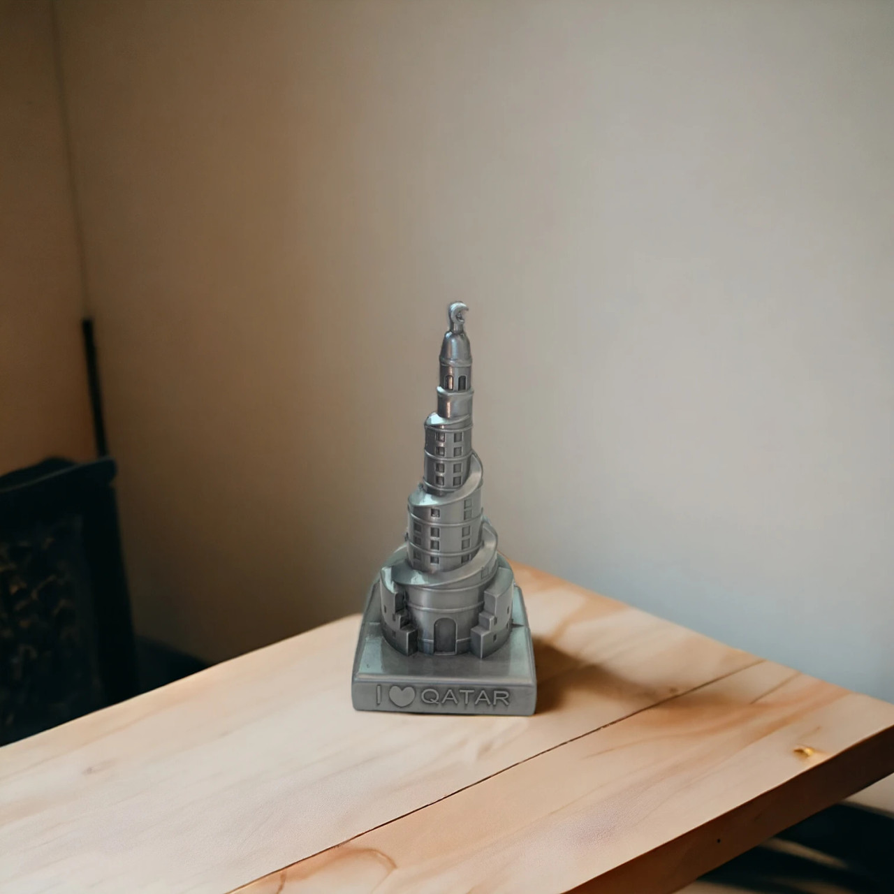 I love Qatar Statue , Souq Waqif Statue , Gift from Doha