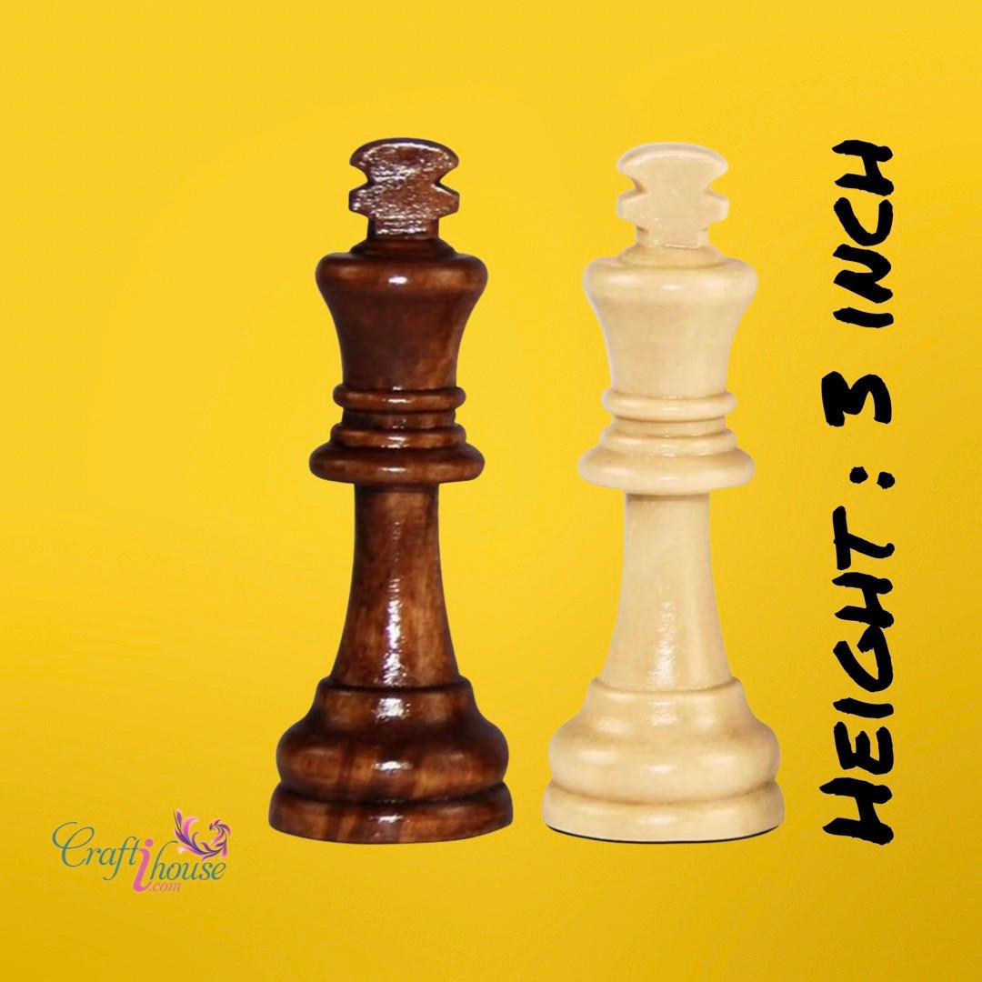 Shop 3 Inch King Size Chess Pieces Set - 32 Piece Figures