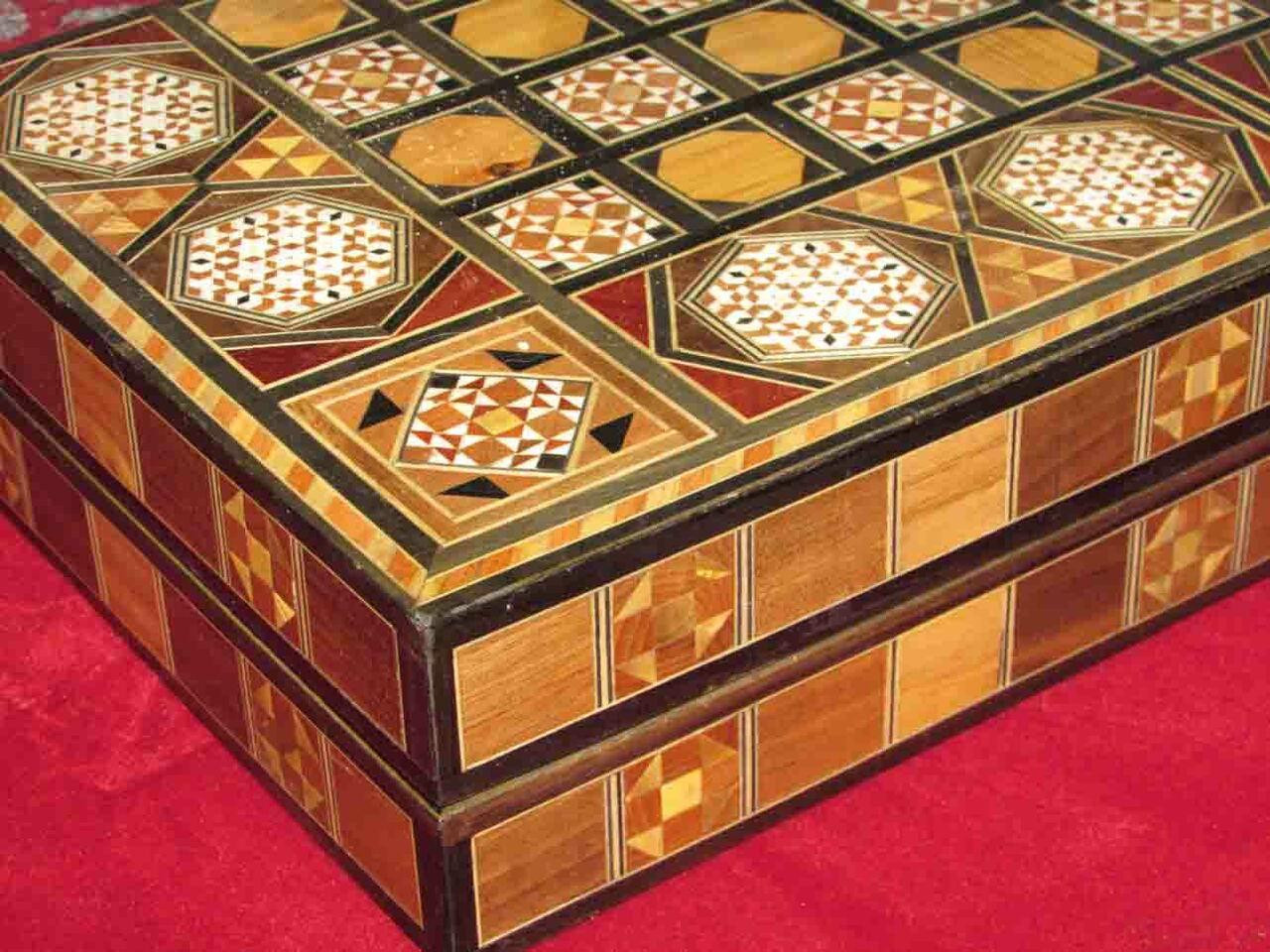 "Premium 20-Inch Draughts Game Table with Backgammon Board